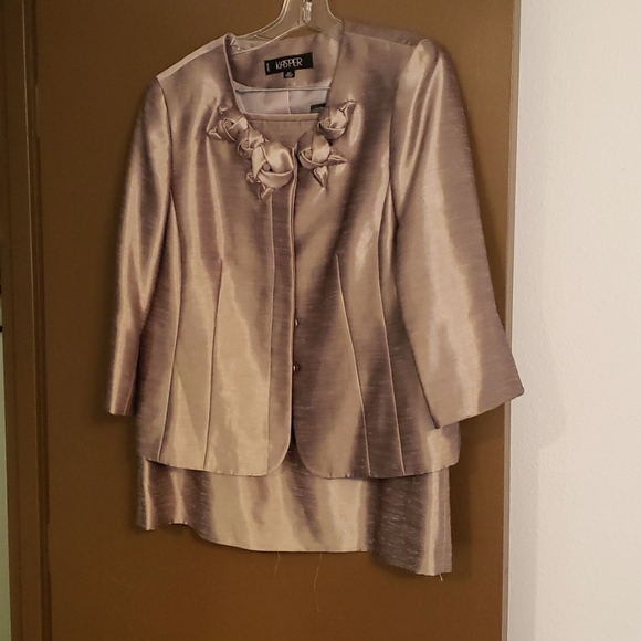 Dresses | Kasper Evening Suit With Skirt | Poshmark